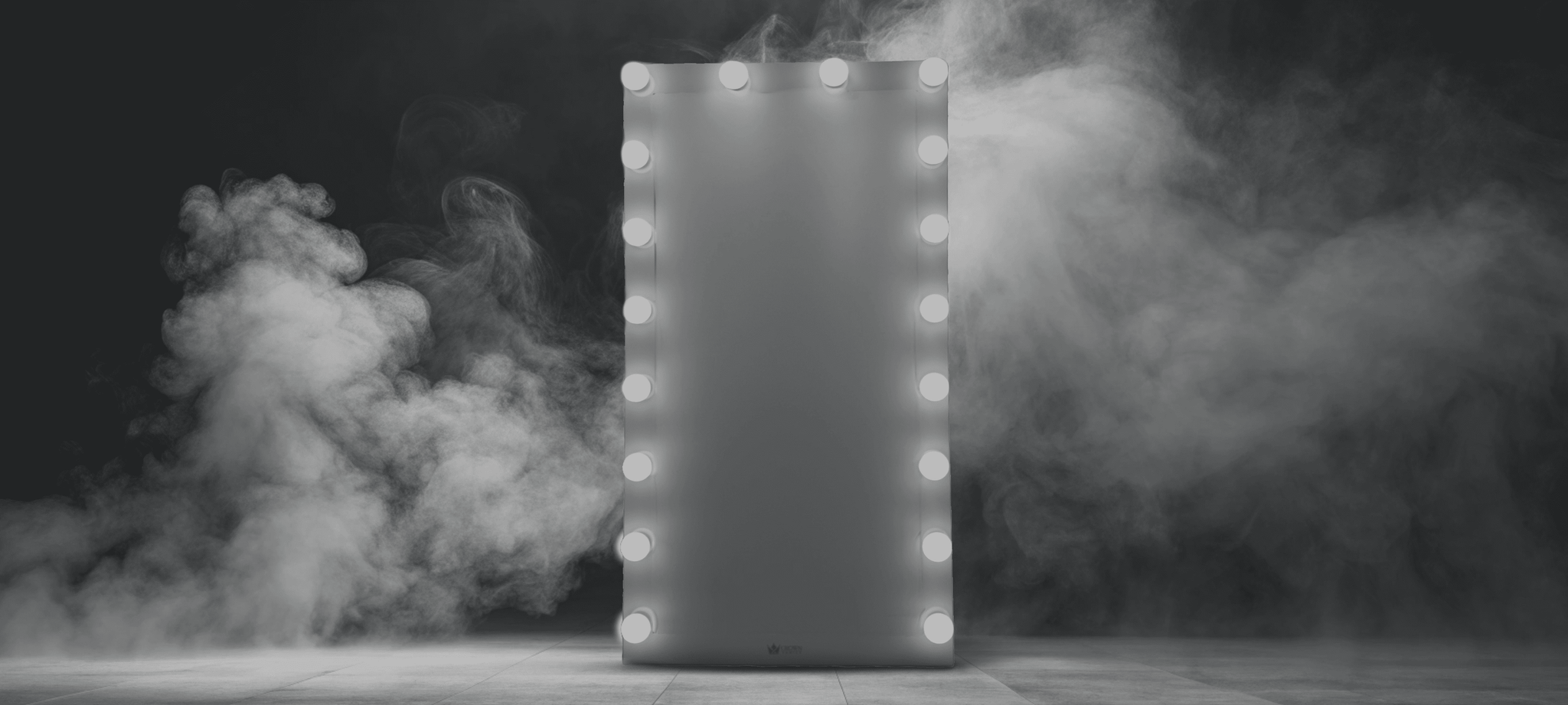 Full Body Hollywood Mirrors with LED Lights and Bluetooth Speakers ...