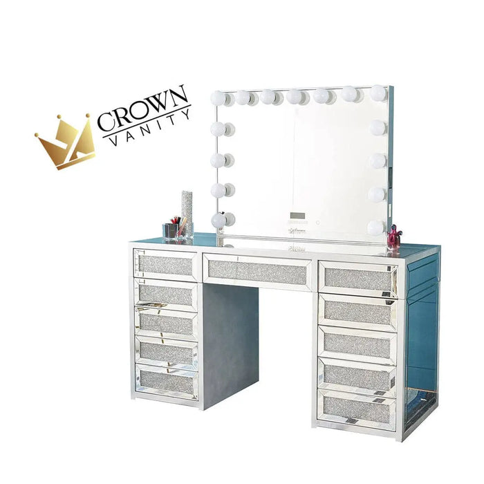 Crown Vanity - Hollywood Makeup Vanity - Makeup Vanities