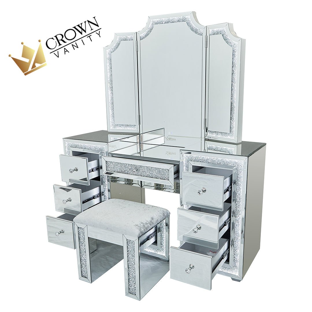 Hollywood Makeup Vanity Stations | Modern & Trendy – Crown Vanity