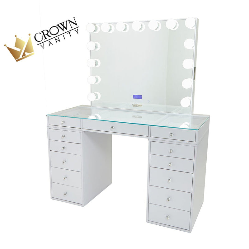 Crown Vanity - Hollywood Makeup Vanity - Makeup Vanities