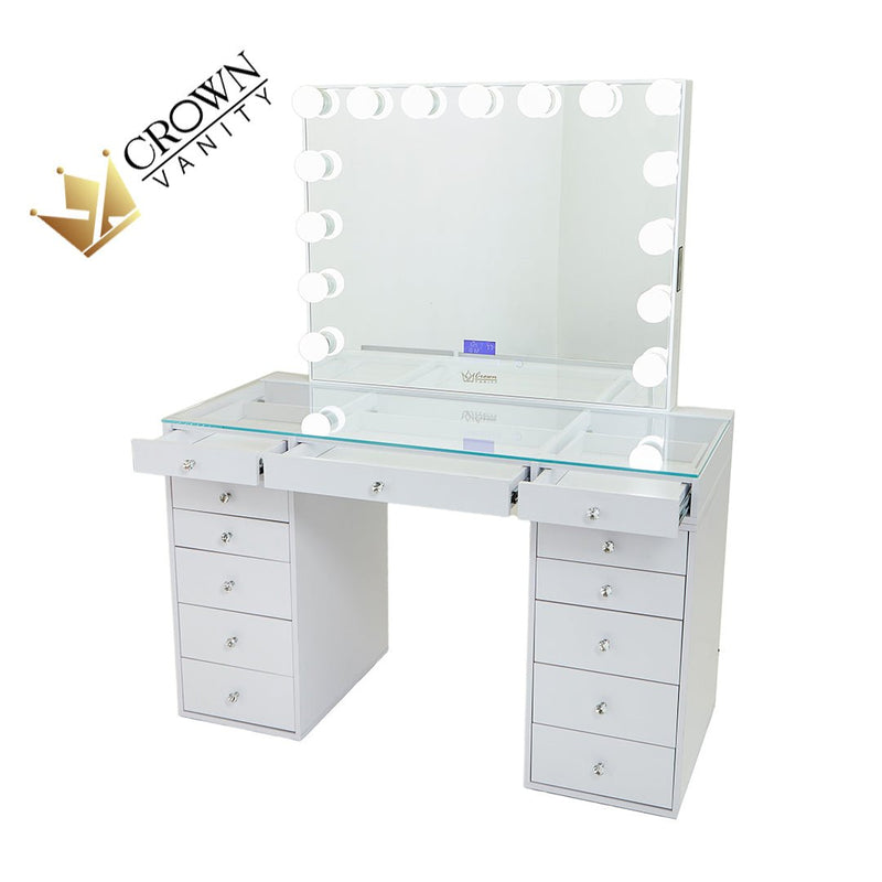 Crown Vanity - Hollywood Makeup Vanity - Makeup Vanities